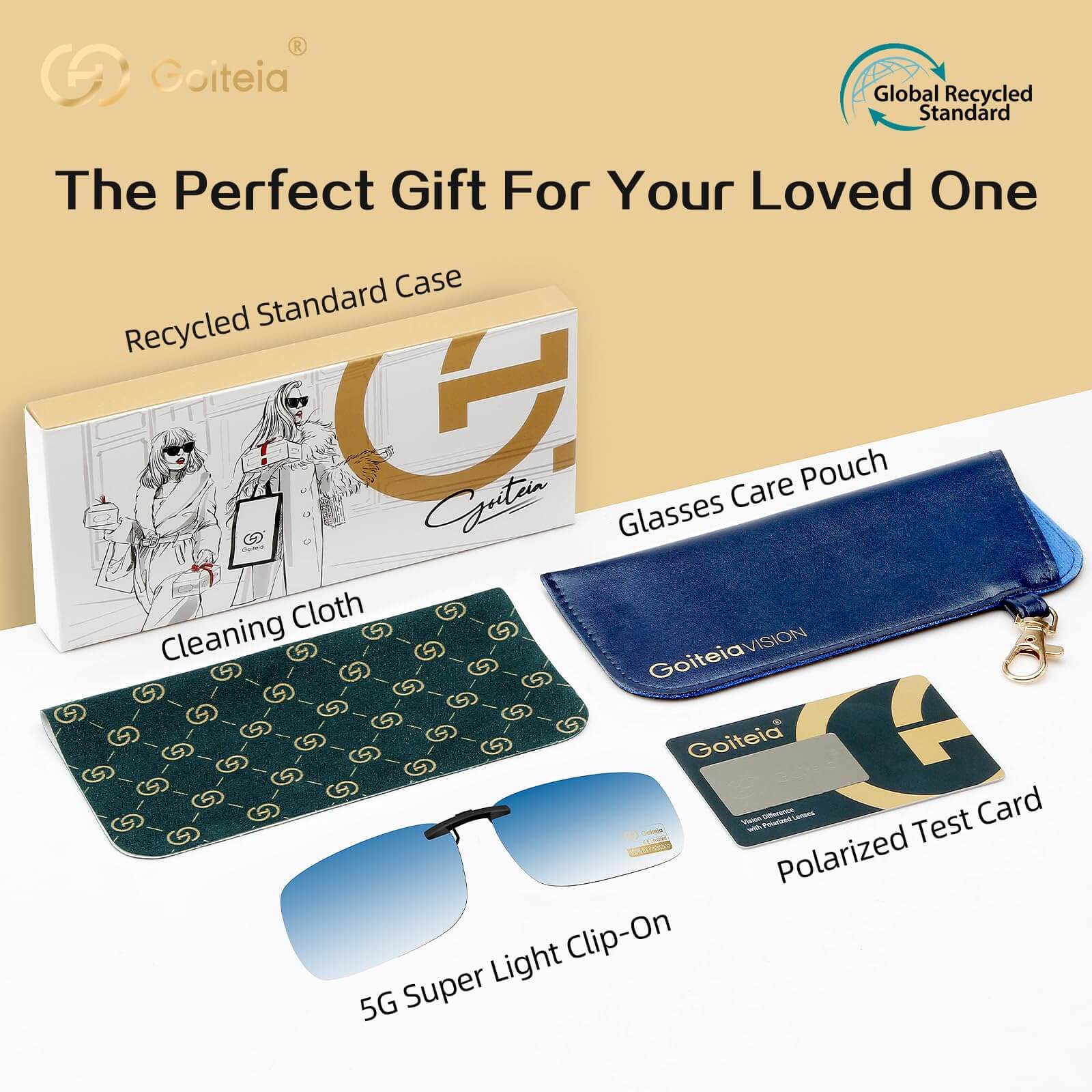 Gradient Clip on Sunglasses | Goiteia