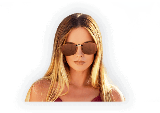 Square Clip on Sunglasses | Goiteia
