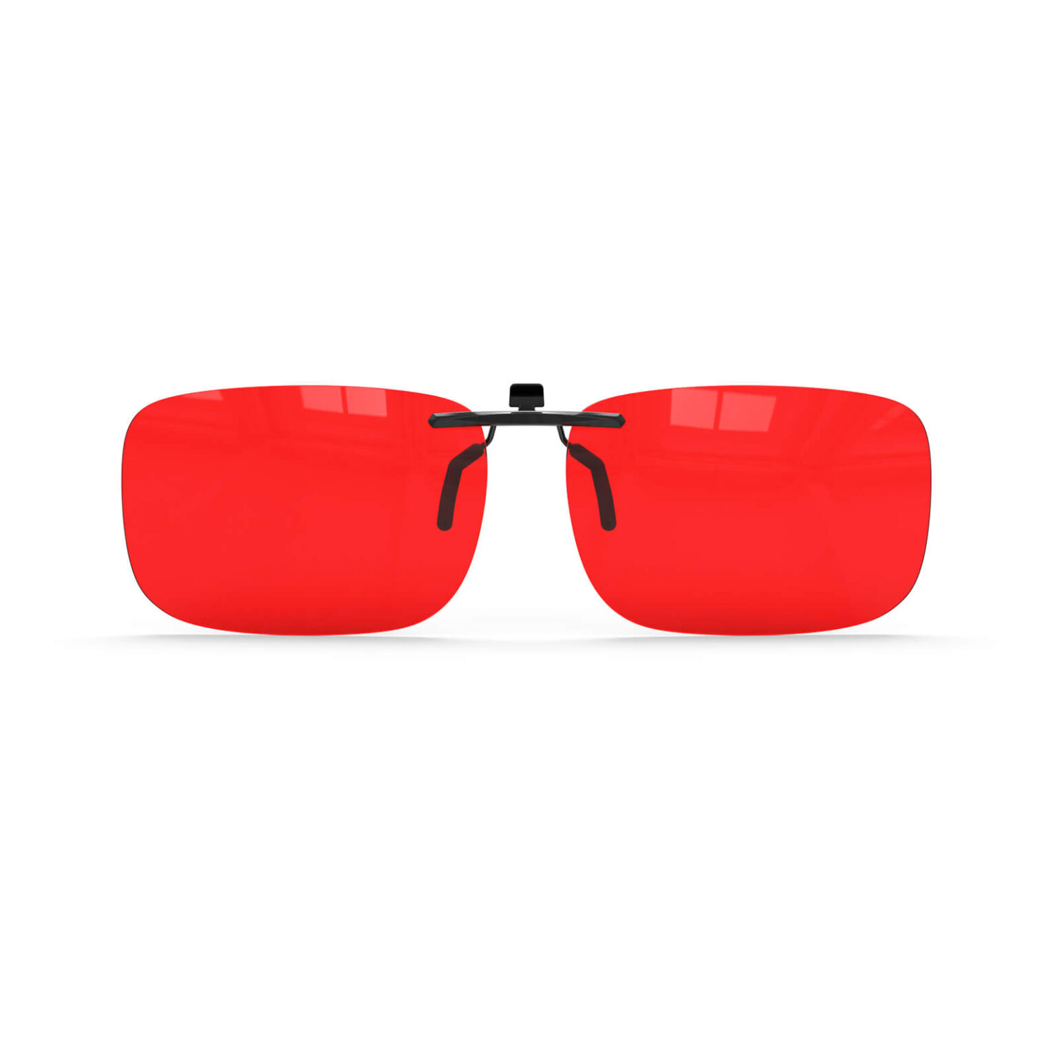 Goiteia Blue Light Clip-On Glasses - Red Lens for Better Sleep